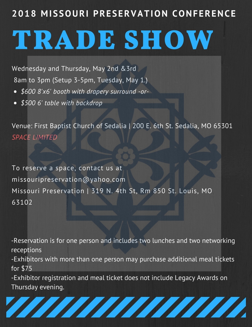 Trade Show flyer – Missouri Preservation